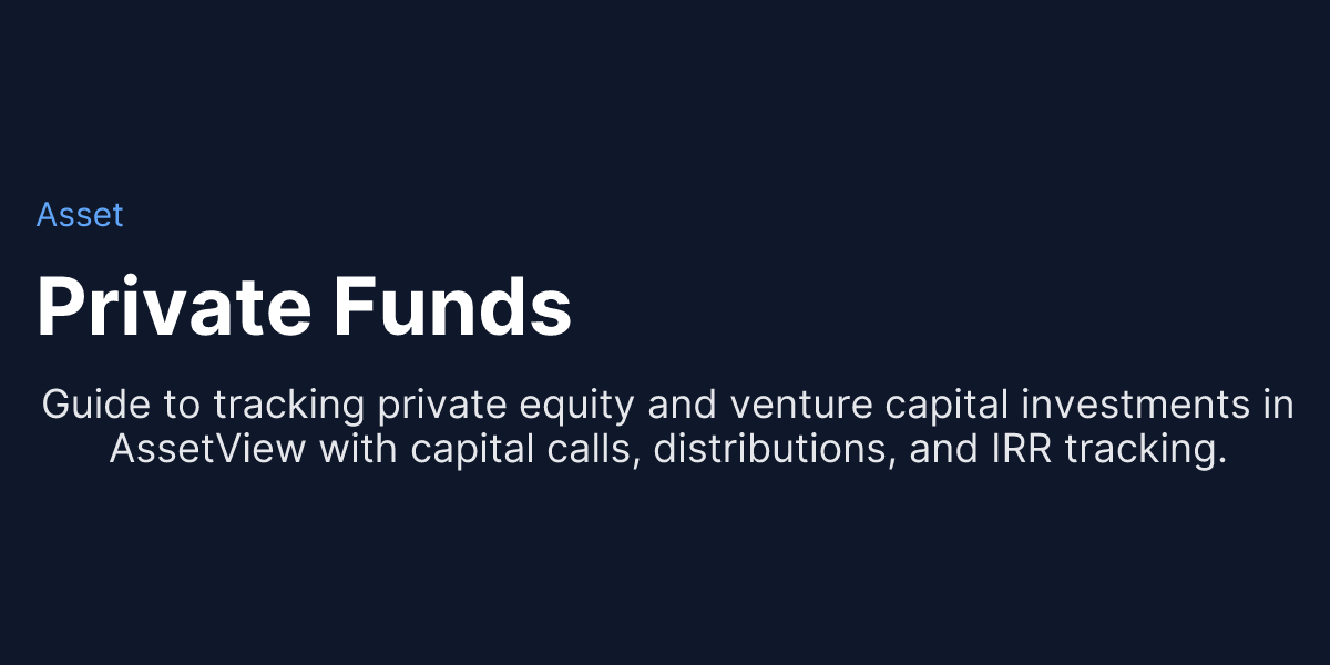 Private Funds - AssetView
